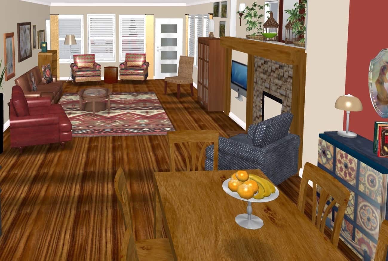 Room Addition Rendering – Terry Barker Interiors